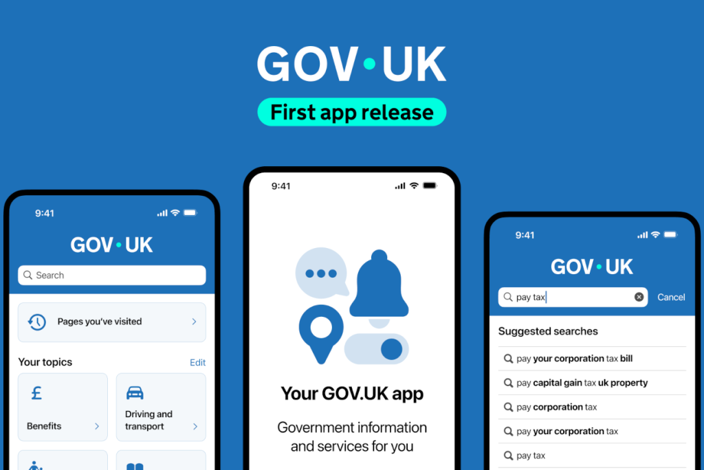 UK government launches digital services app for smartphones